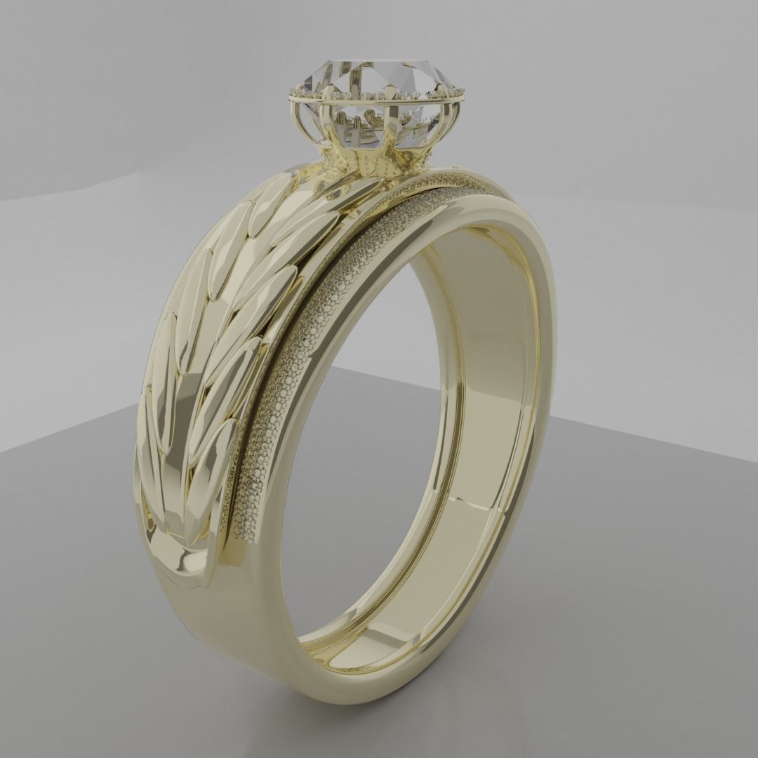 diamond ring in blender 3d model 3D model | CGTrader