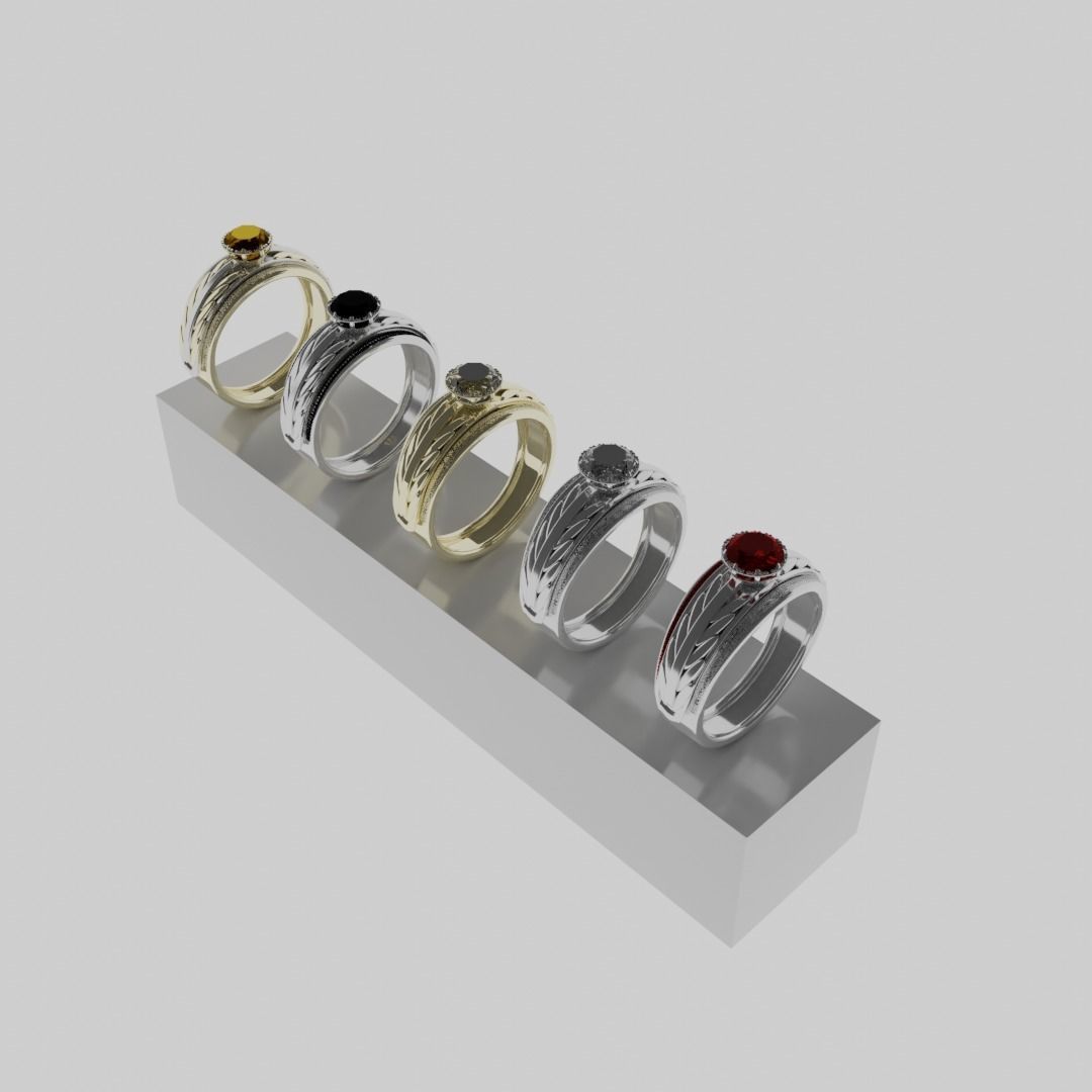 diamond ring in blender 3d model 3D model | CGTrader