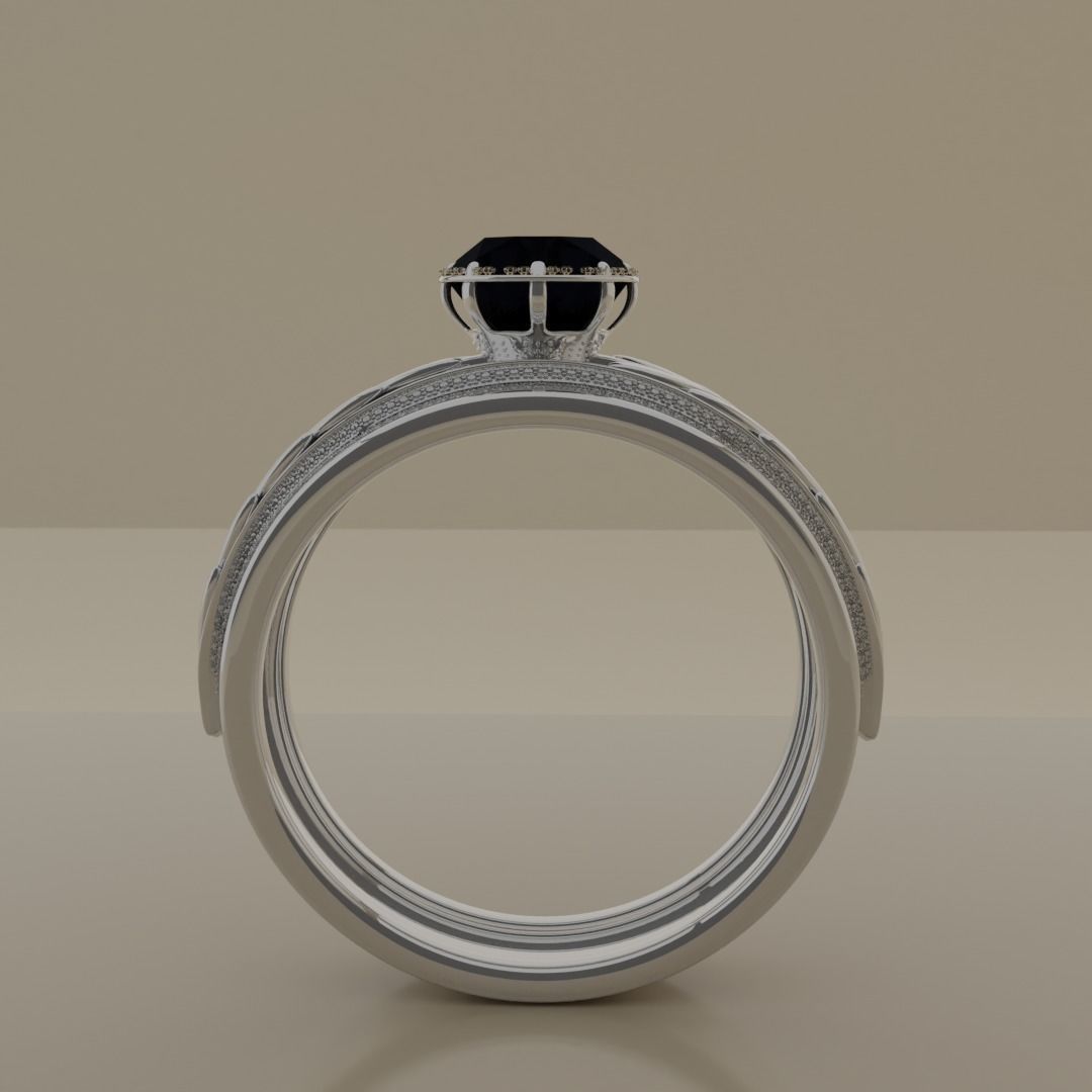 diamond ring in blender 3d model 3D model | CGTrader