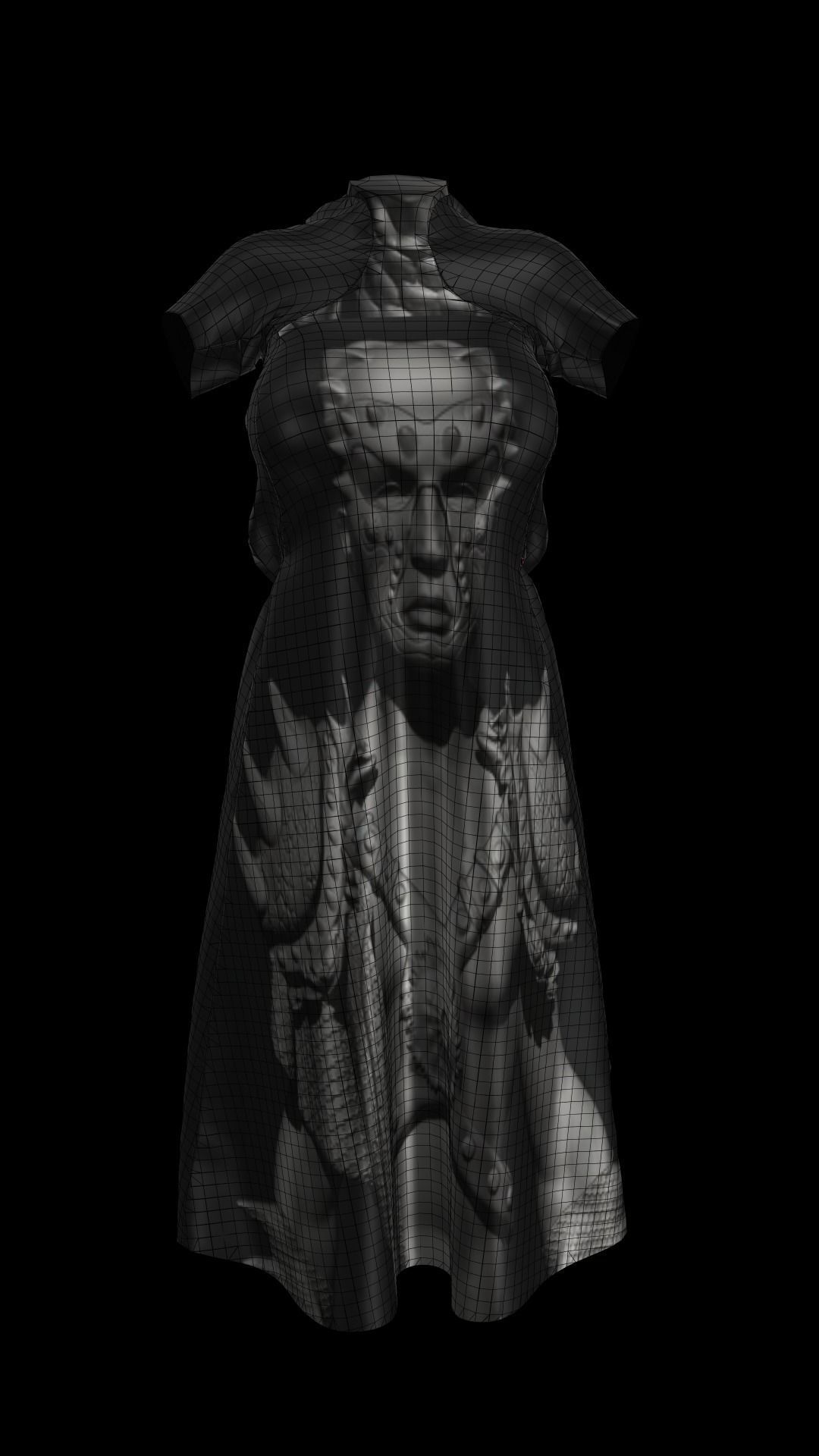 3D model Heavy metal dress VR / AR / low-poly | CGTrader