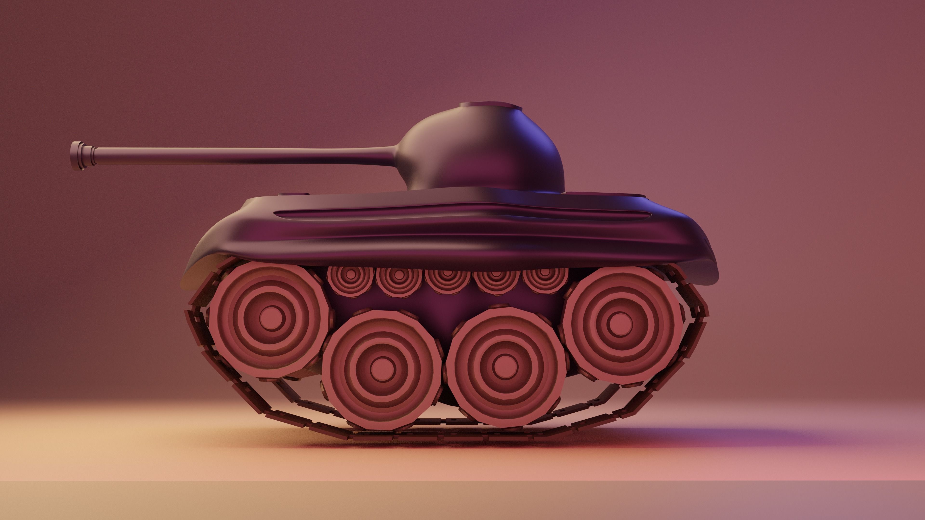 Space Inspired Mini Tank 3D model | CGTrader