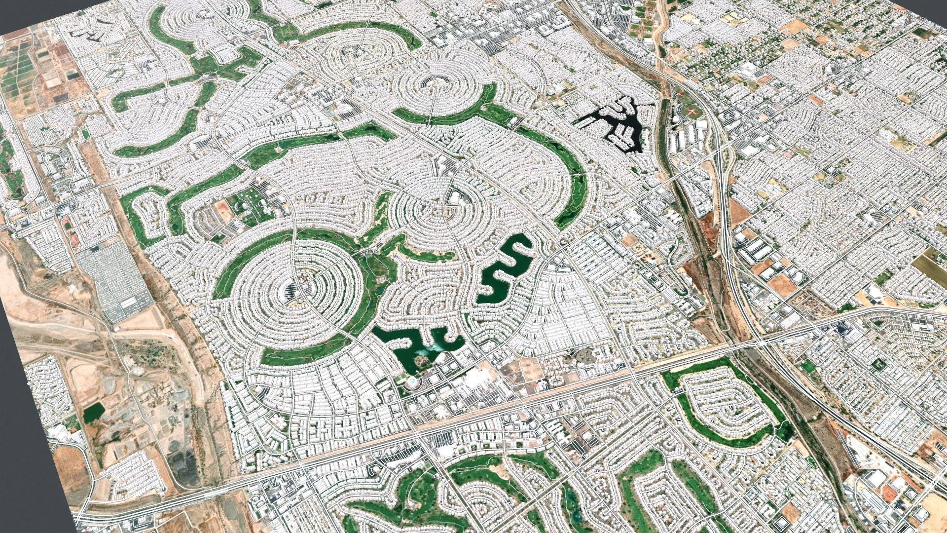 Cityscape Sun City Arizona USA 3D model | CGTrader