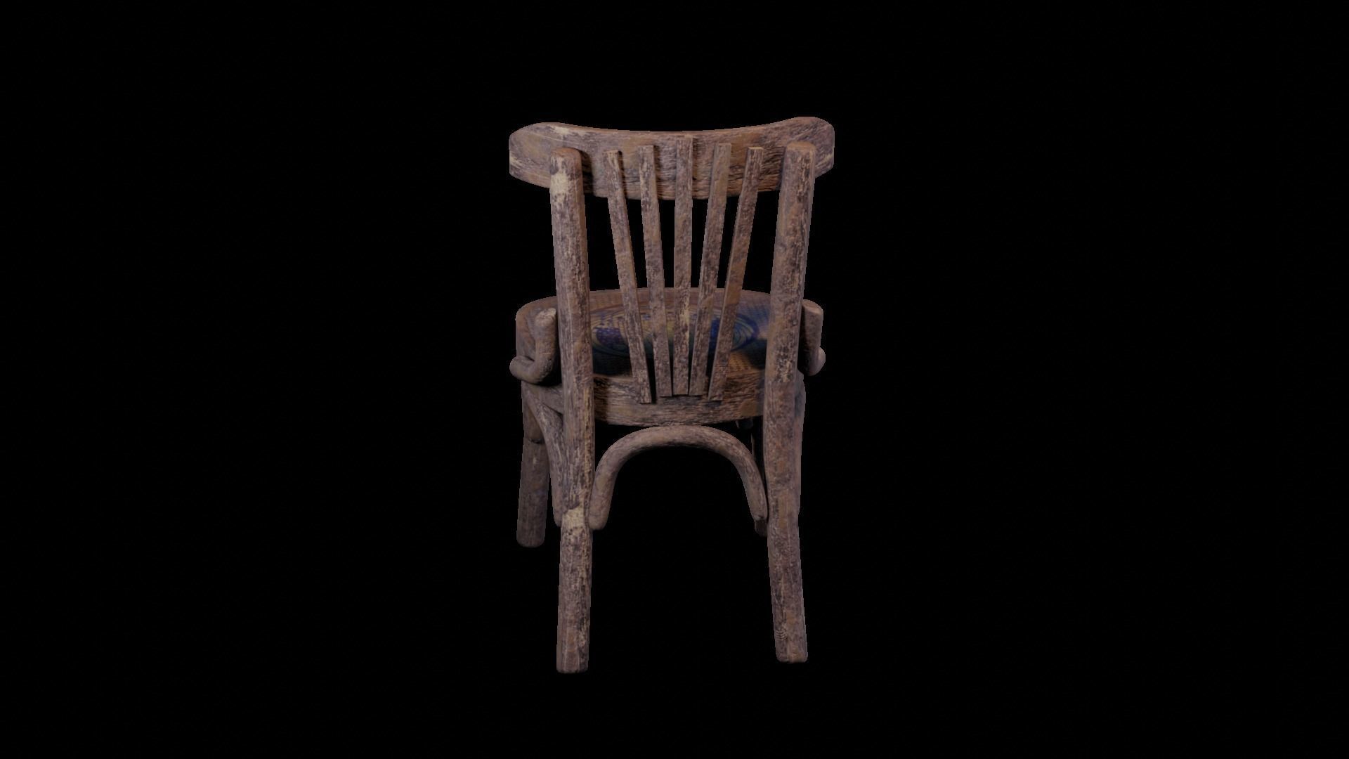 3D model Egyptian Chair VR / AR / low-poly | CGTrader