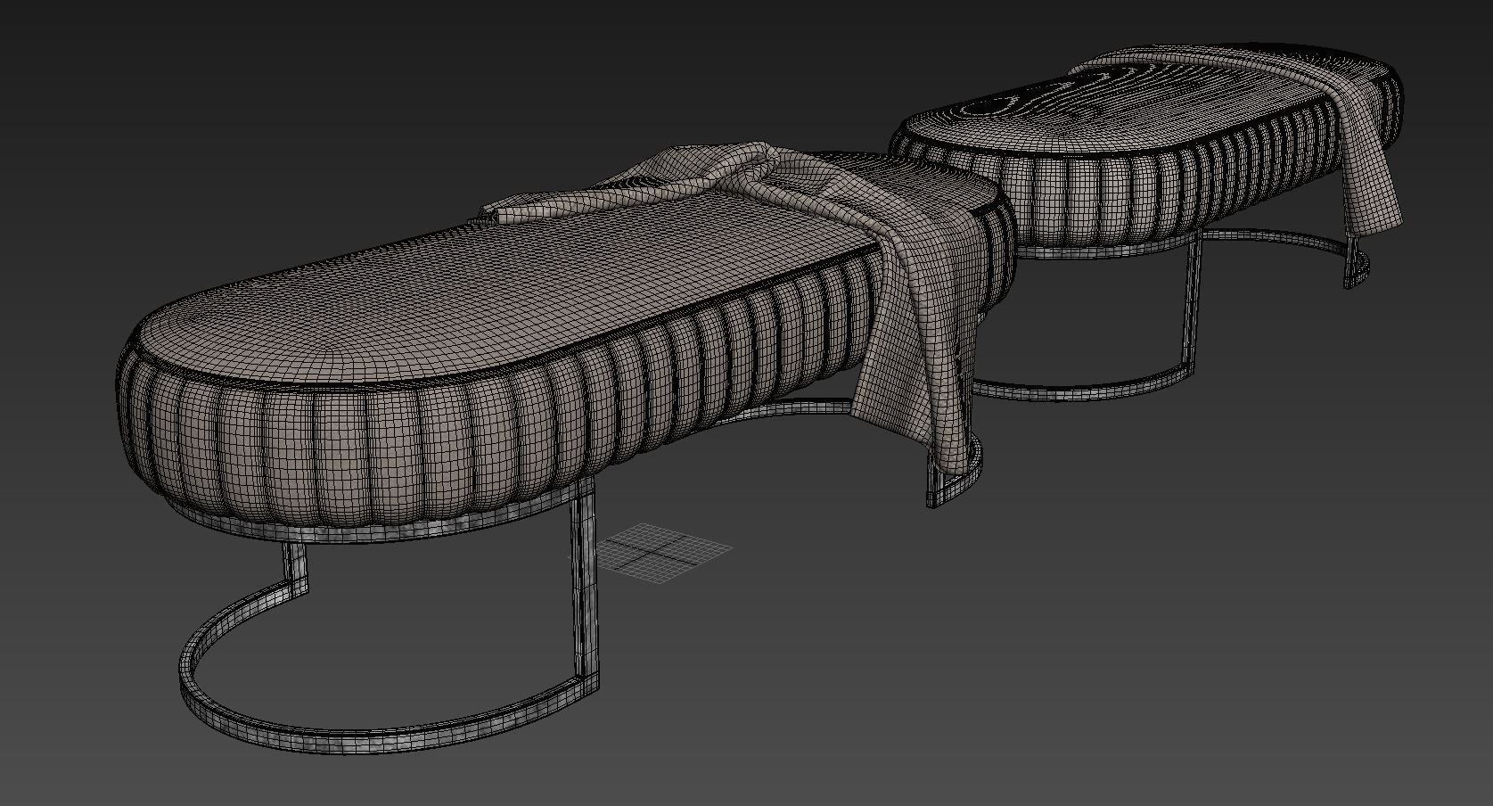 Bubble Bench by Daytona 3D model | CGTrader
