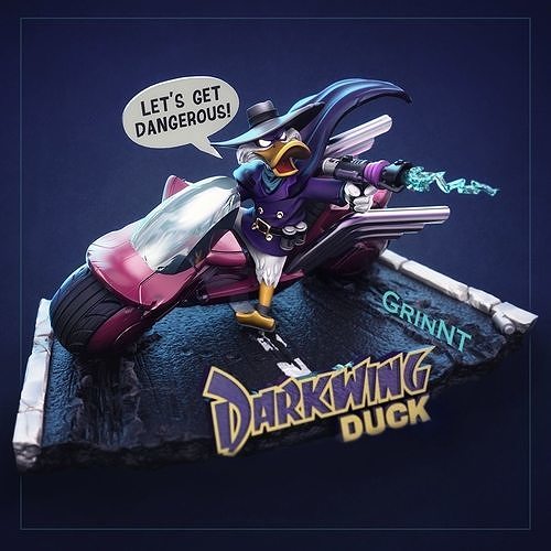 Darkwing Duck 3D model 3D printable | CGTrader