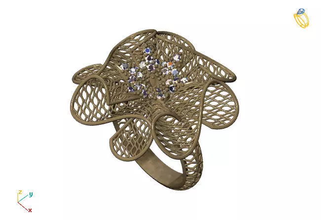 Fusion Ring Group 3DM Model 87 3D model 3D printable | CGTrader