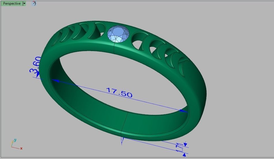 Ring Moon Moon phases 3D model 3D printable | CGTrader