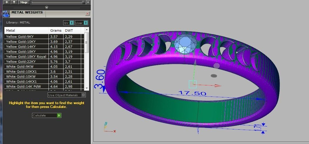 Ring Moon Moon phases 3D model 3D printable | CGTrader