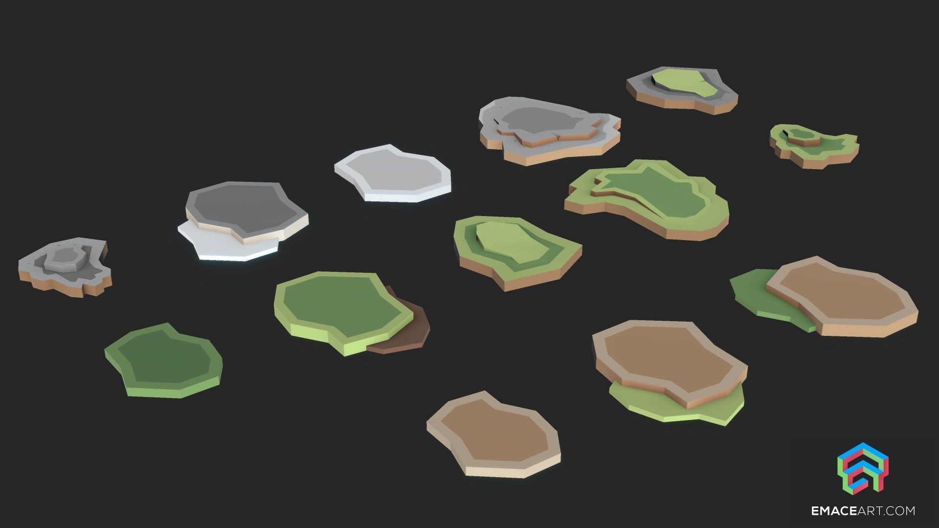 3D model Epic 3D Map for Roblox and Unity Game VR / AR / low-poly ...