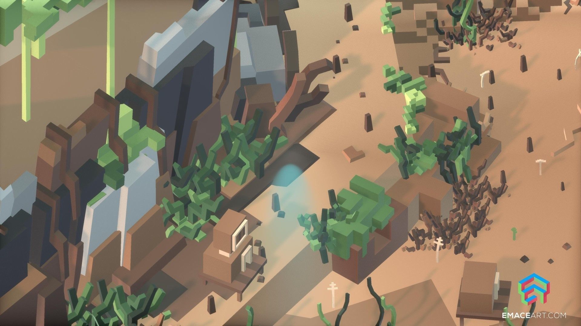 3D model Epic 3D Map for Roblox and Unity Game VR / AR / low-poly ...