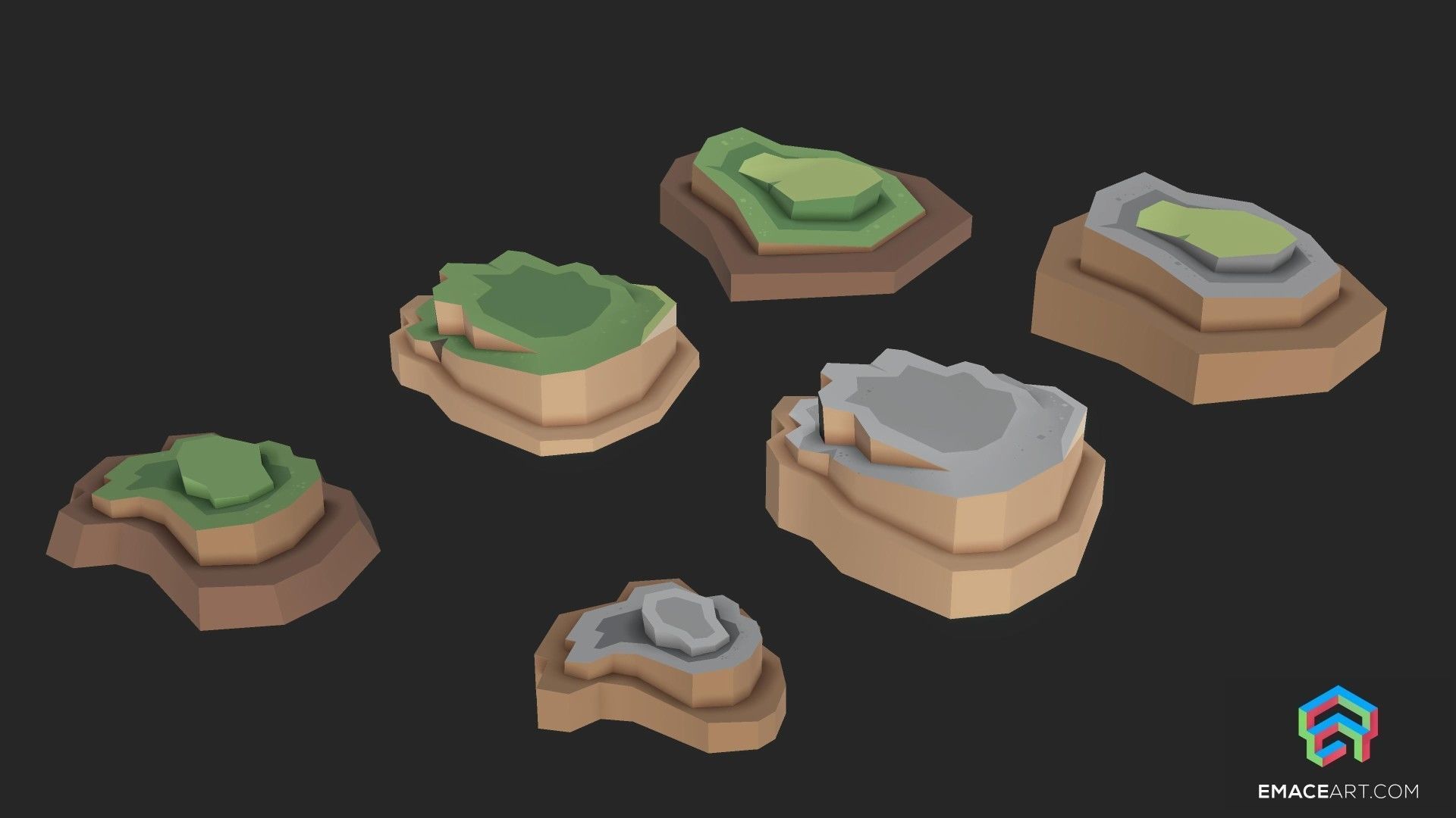 3D model Epic 3D Map for Roblox and Unity Game VR / AR / low-poly ...