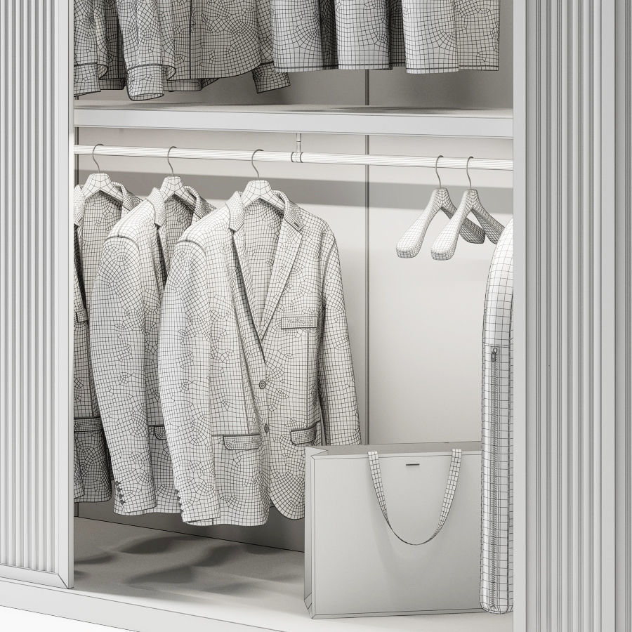 WARDROBE 01 3D model | CGTrader