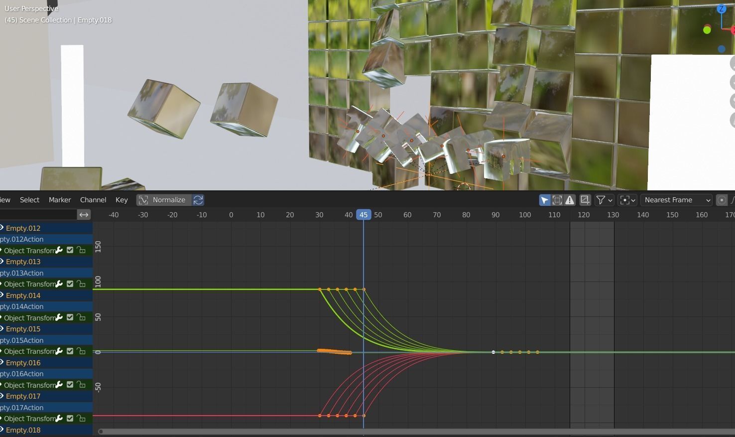 Ice animation Ice material full project free 3D model animated | CGTrader