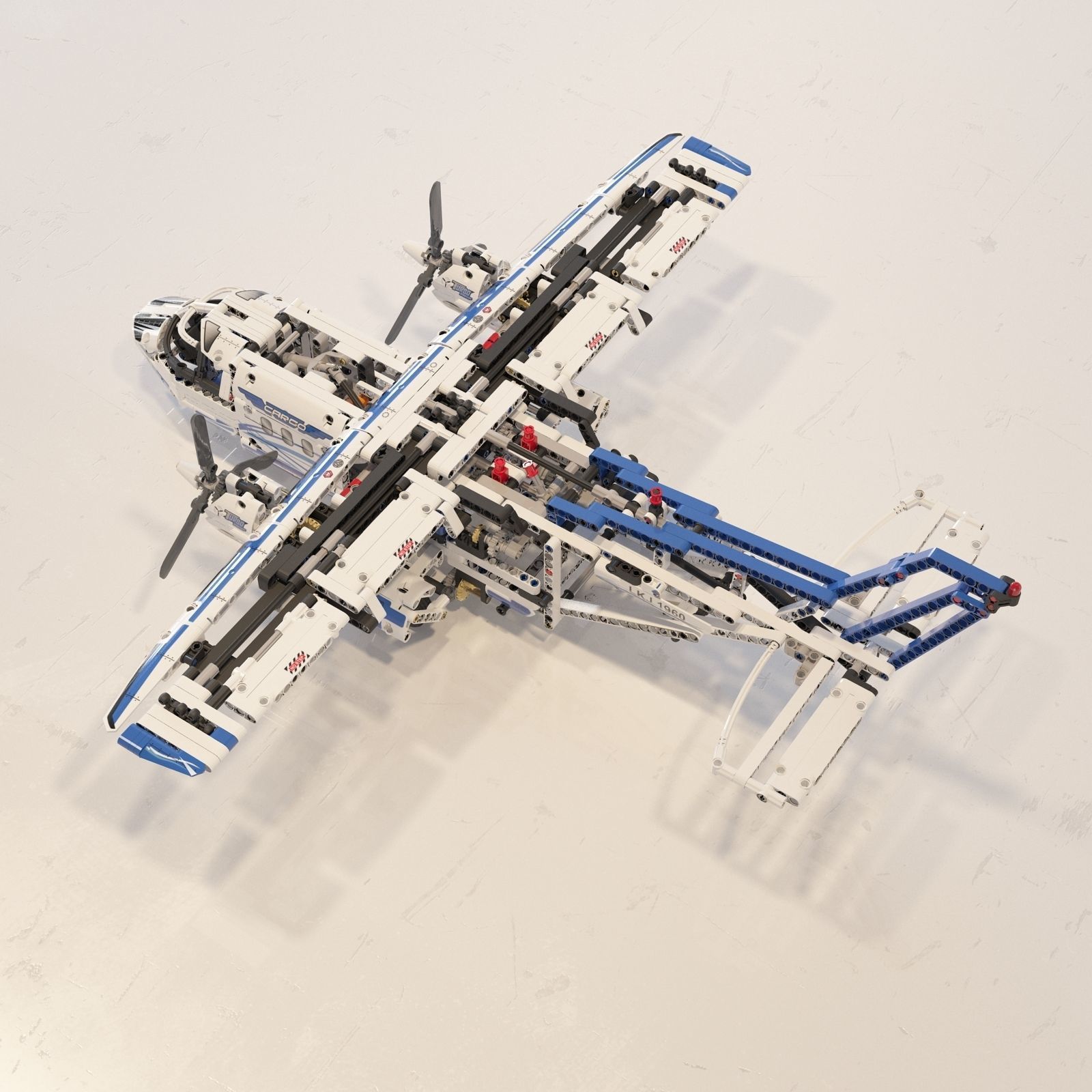 LEGO Technic Cargo Plane - 42025 3D model | CGTrader