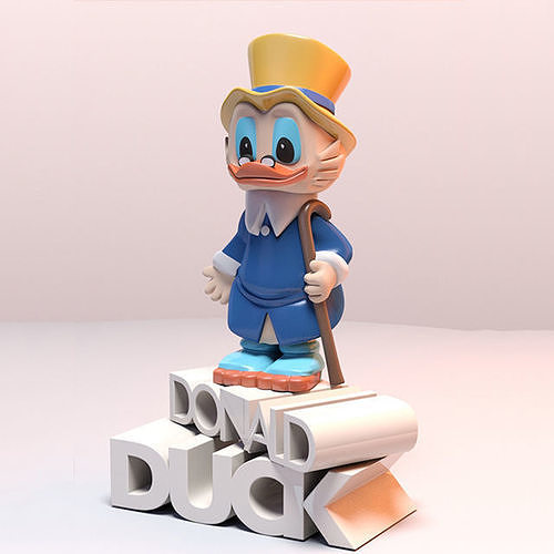 Donald Duck 3D model animated | CGTrader