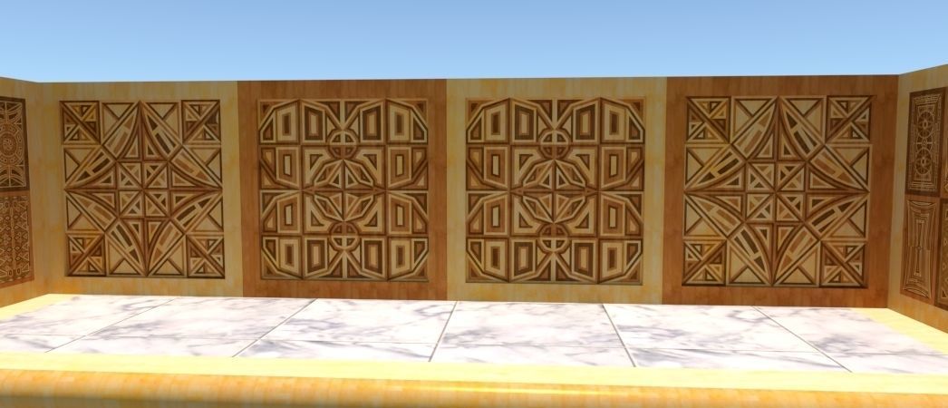 Library Study Desk free 3D model | CGTrader