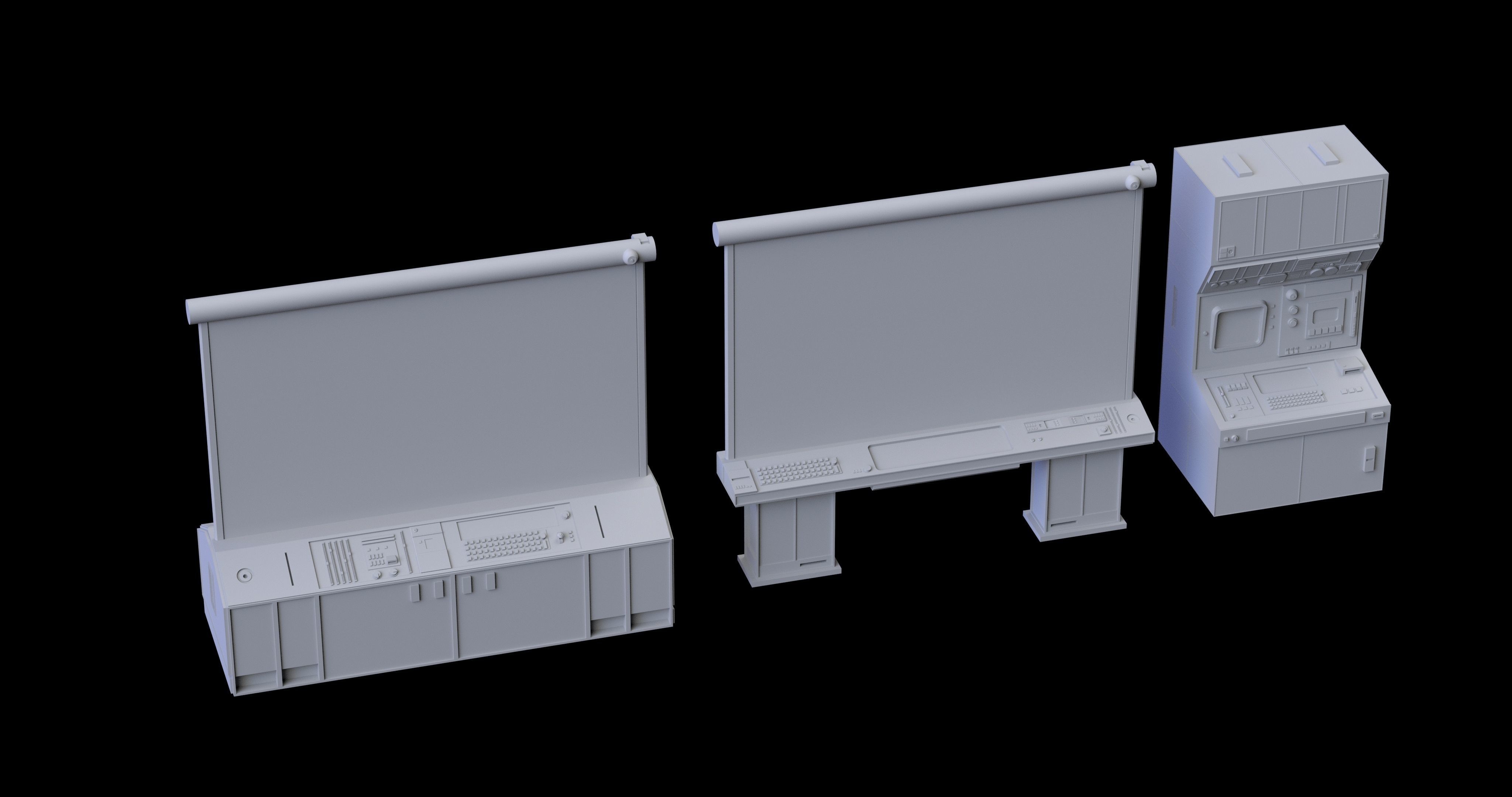 3D model star wars computer kitbash VR / AR / low-poly | CGTrader