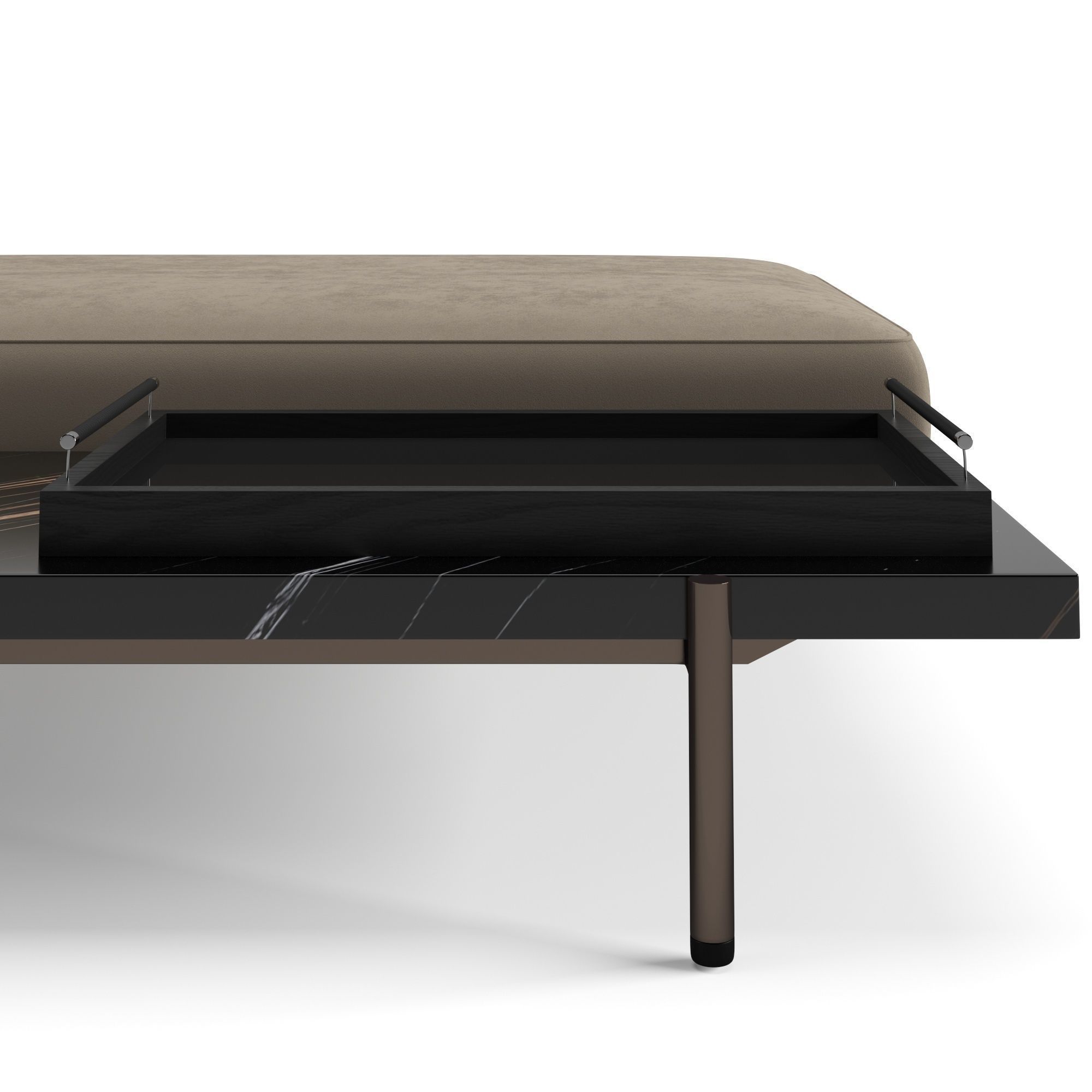Minotti Superquadra benches set 3D model | CGTrader