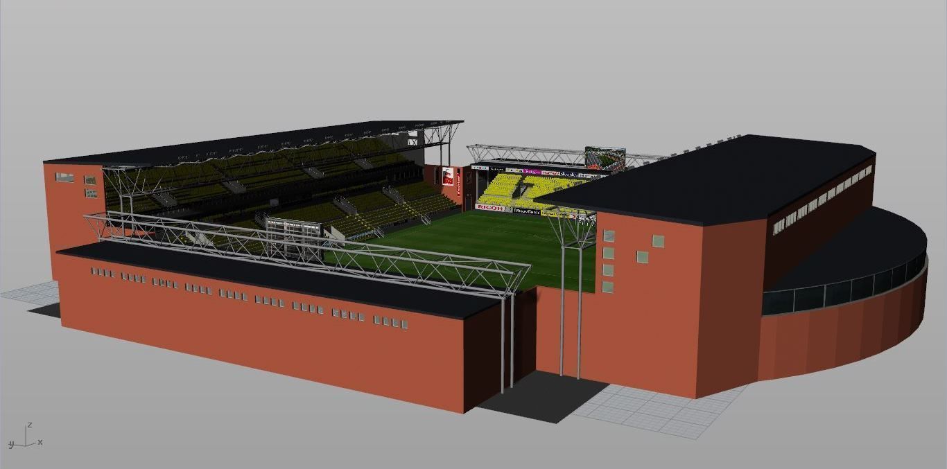 3D model Boras Arena Stadium Elfsborg VR / AR / low-poly | CGTrader
