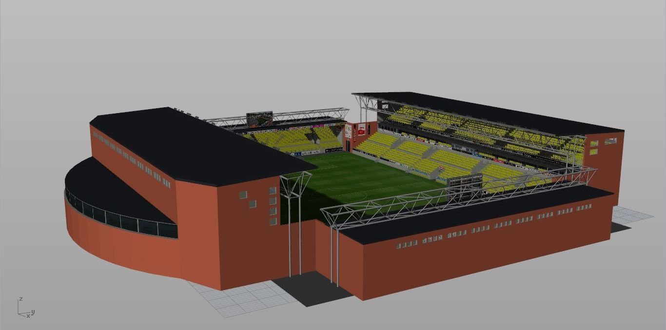 3D model Boras Arena Stadium Elfsborg VR / AR / low-poly | CGTrader