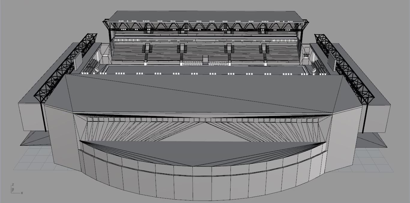 3D model Boras Arena Stadium Elfsborg VR / AR / low-poly | CGTrader