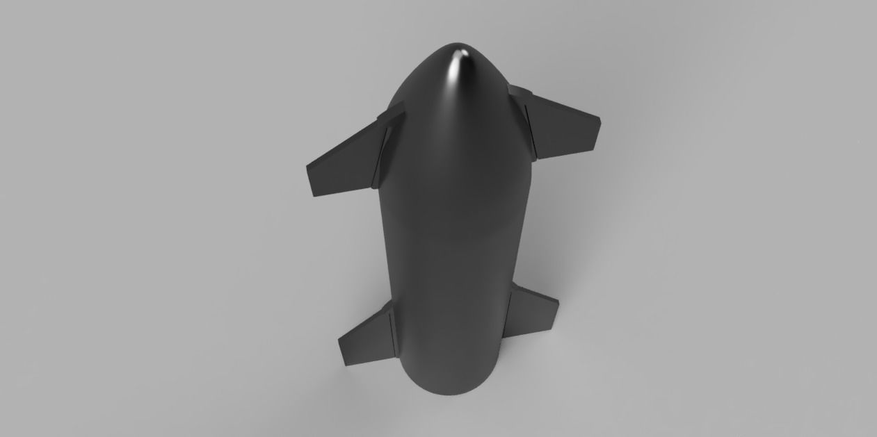 Rocket case - Starship 3D model 3D printable | CGTrader