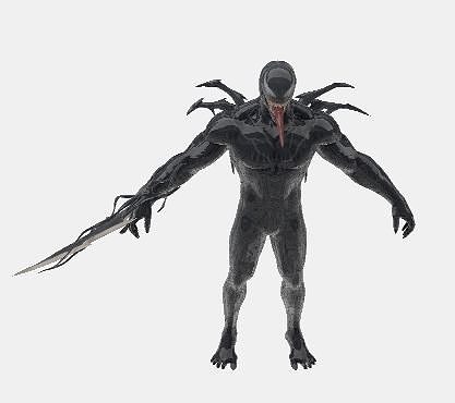 Venom 3d model character free VR / AR / low-poly 3D model rigged | CGTrader