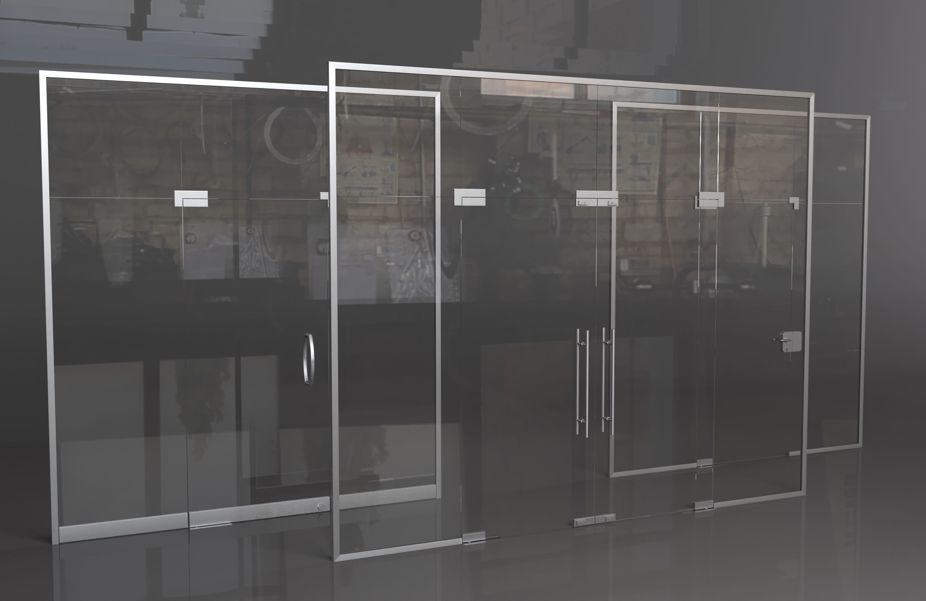 Glass Door 3D models 3D model | CGTrader