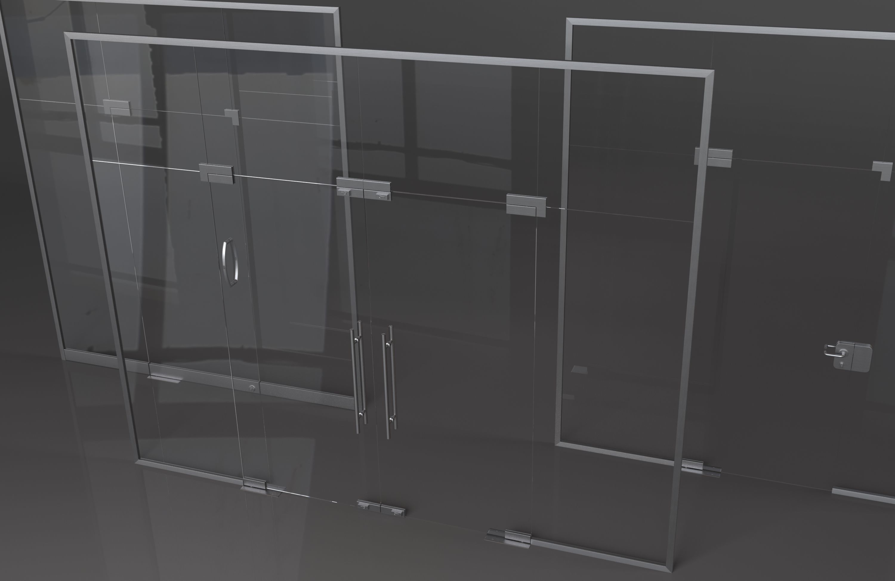 Glass Door 3D models 3D model | CGTrader