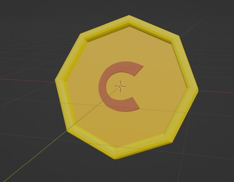 Low poly Coin Gold free VR / AR / low-poly 3D model | CGTrader