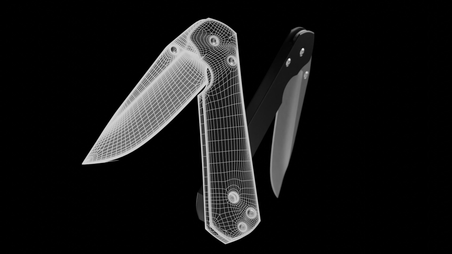 Pocket Knife 3D model | CGTrader