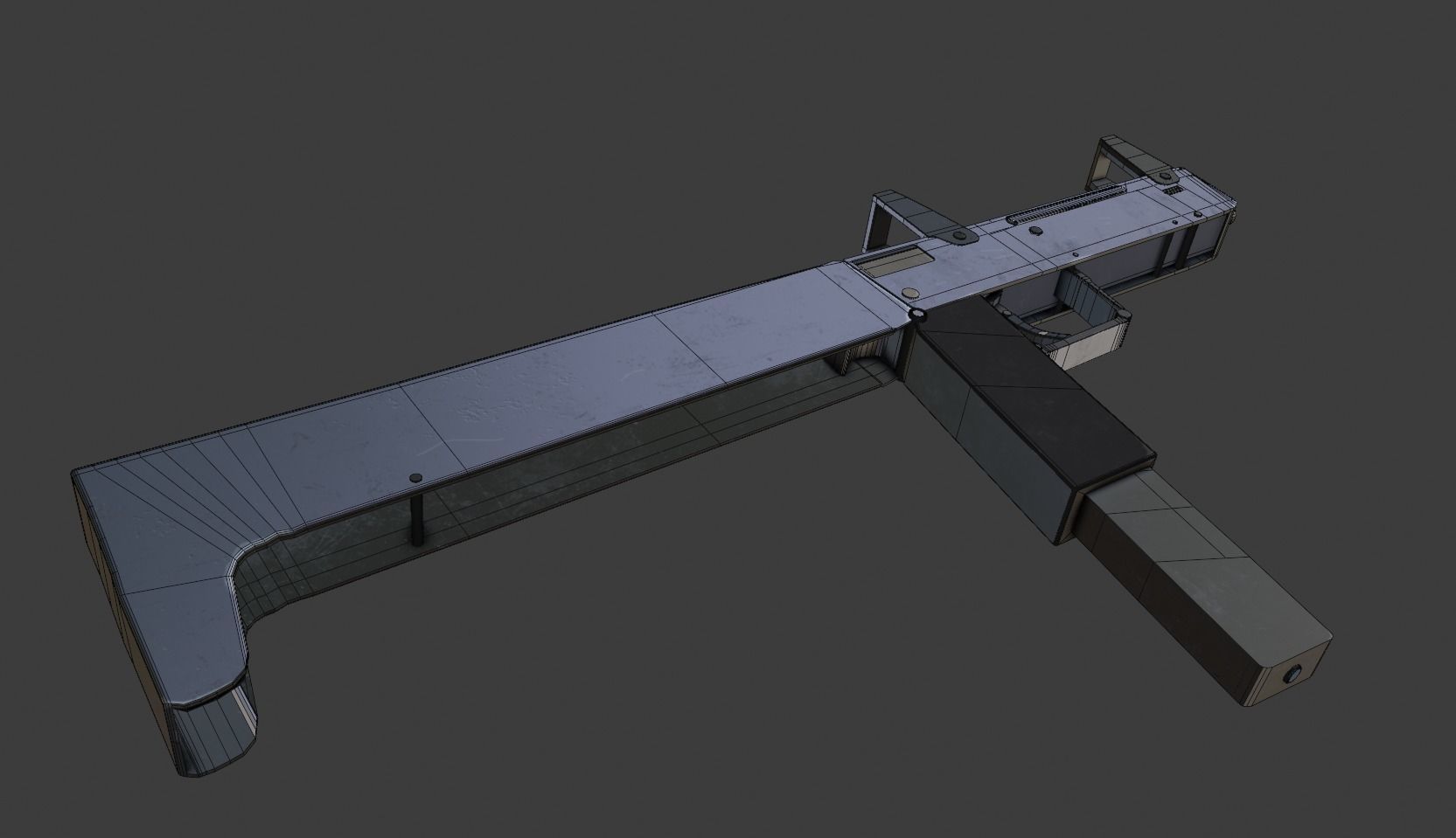 3D model pp-90 submachine gun VR / AR / low-poly | CGTrader