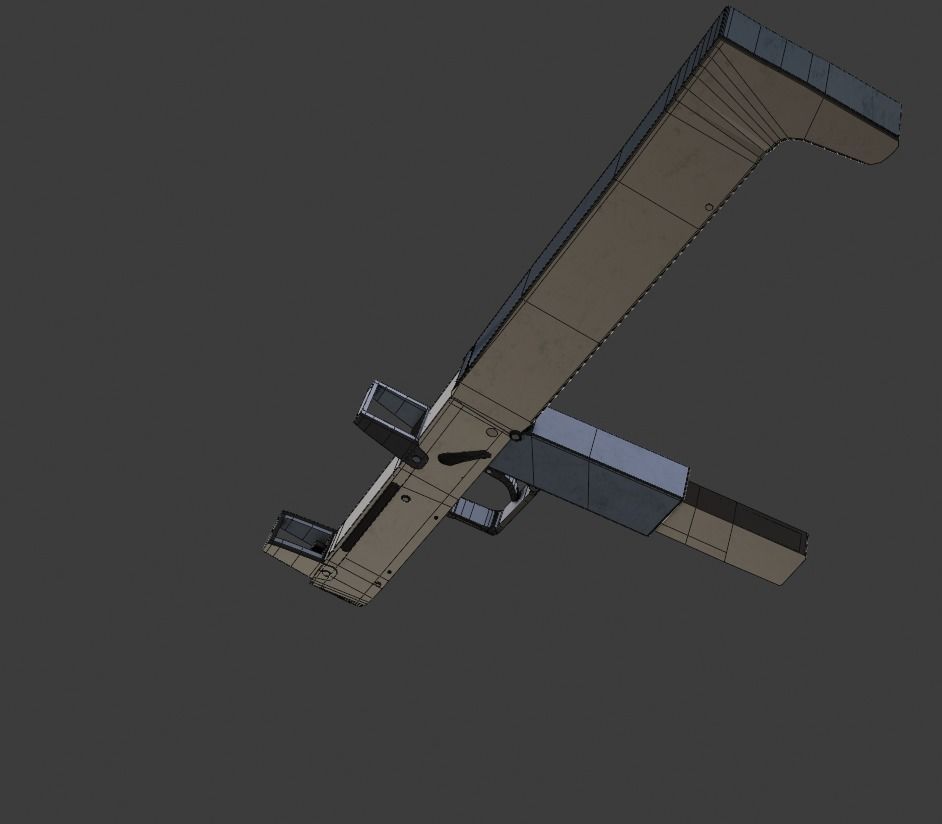 3D model pp-90 submachine gun VR / AR / low-poly | CGTrader
