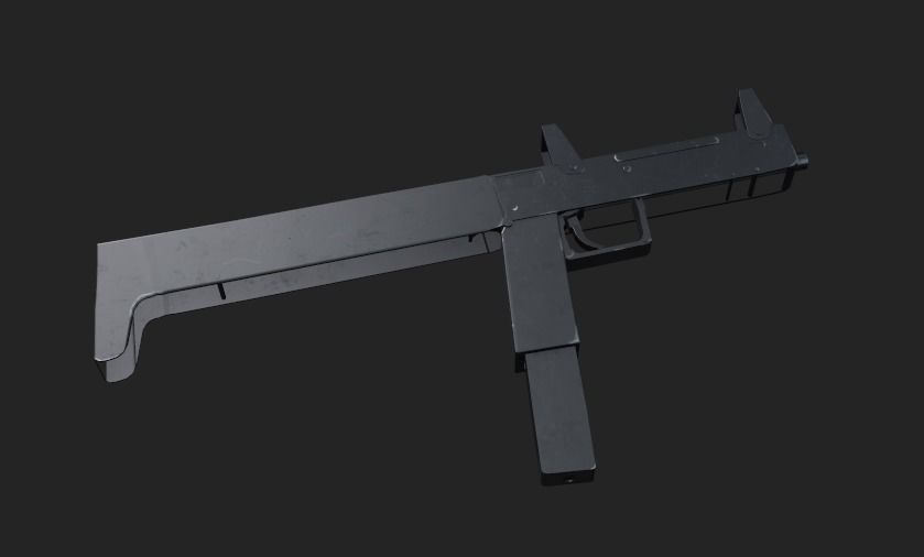 3D model pp-90 submachine gun VR / AR / low-poly | CGTrader