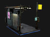 3D model Cyber punk bus stop VR / AR / low-poly | CGTrader