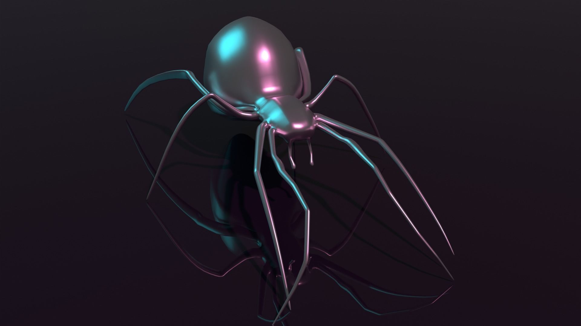 Metallic Spider 3D model | CGTrader
