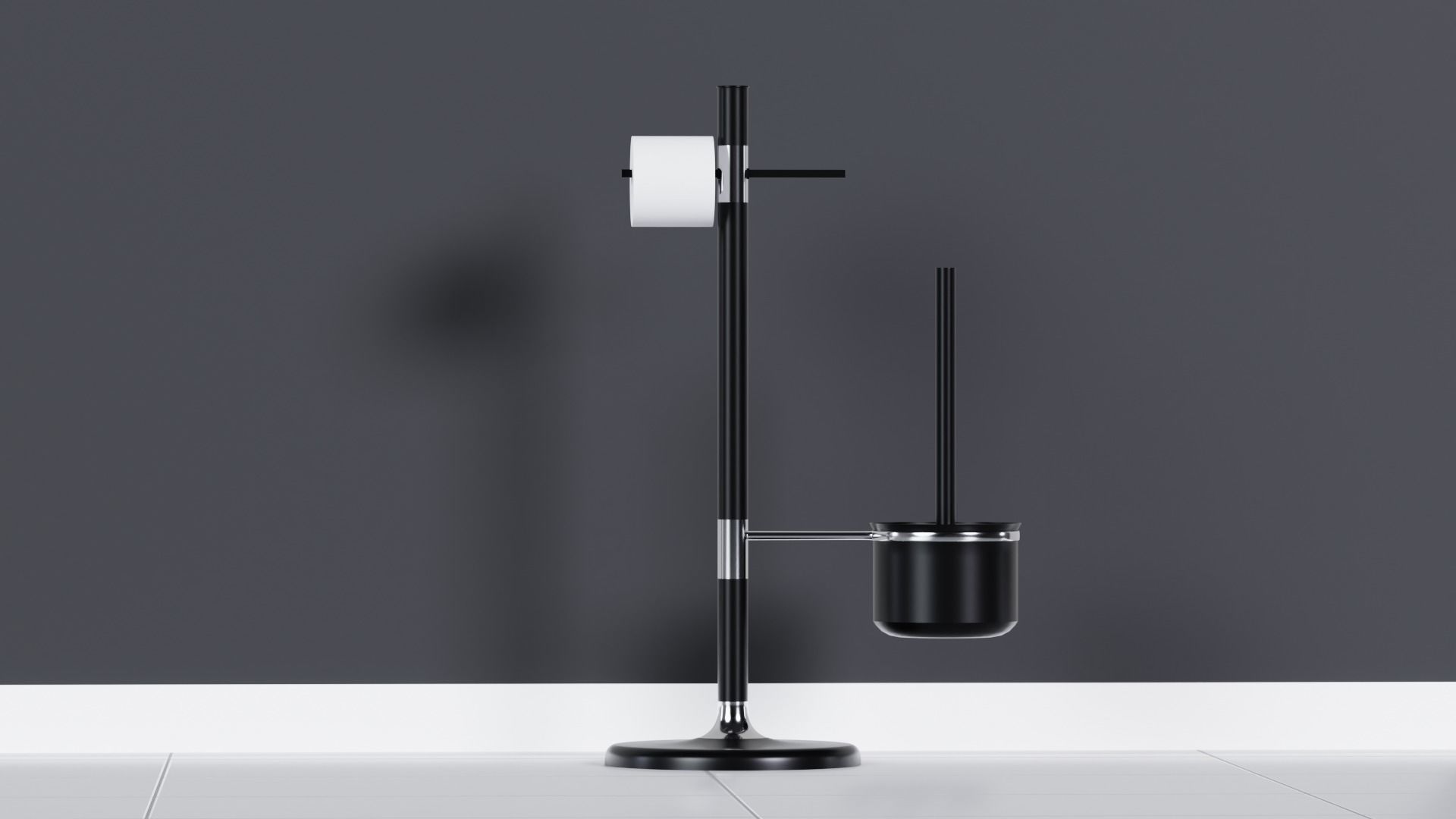 Toilet paper accessory free 3D model | CGTrader