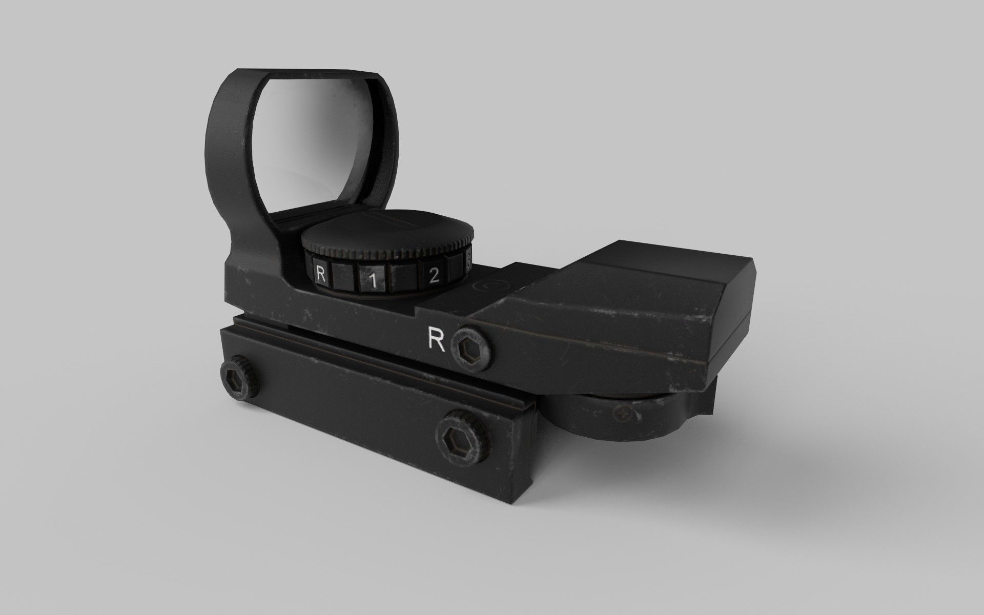 3D model Red Dot Sight Low-poly 3D model VR / AR / low-poly | CGTrader