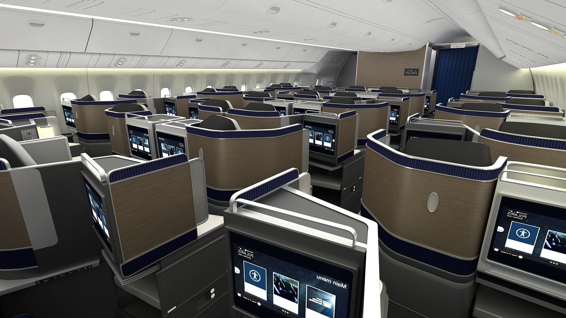 B 777-200 with Interior 3D model animated rigged | CGTrader