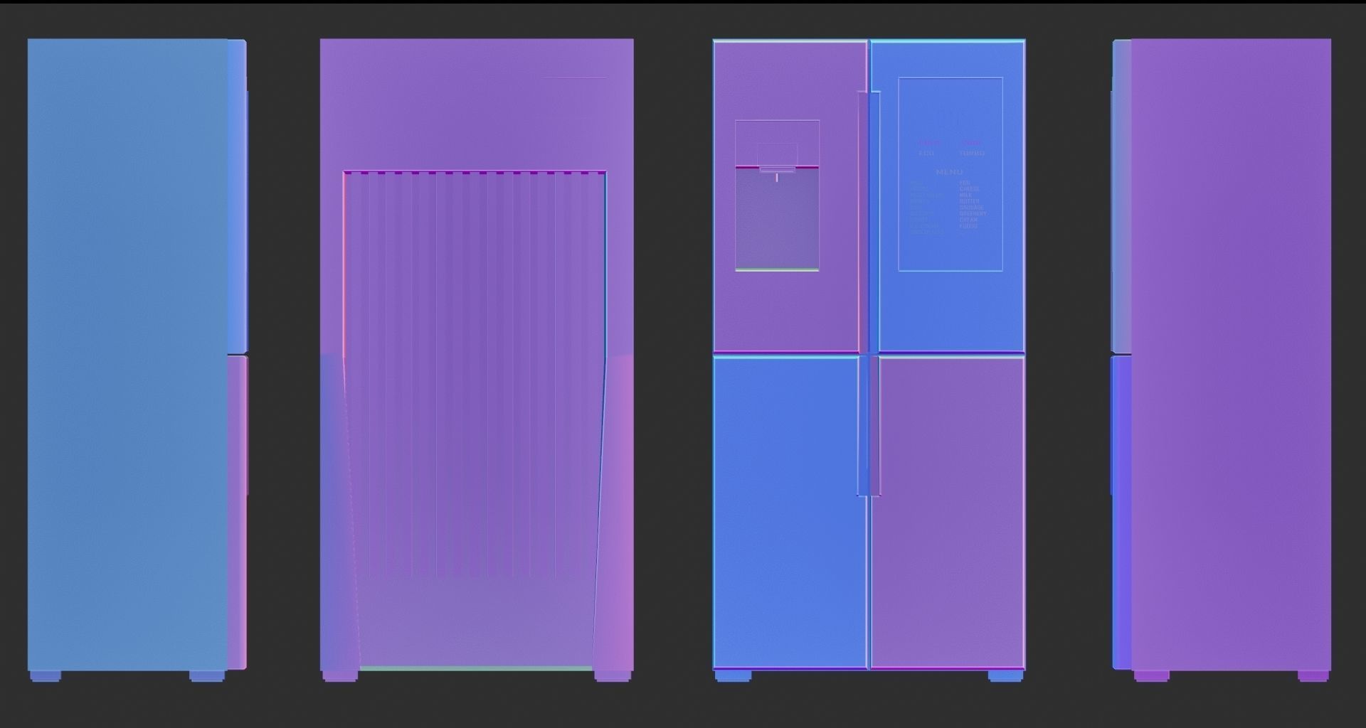 Artel no frost refrigerator 3D model | CGTrader