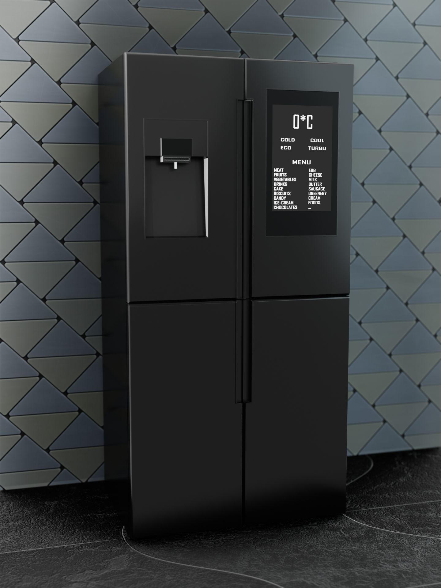 Artel no frost refrigerator 3D model | CGTrader
