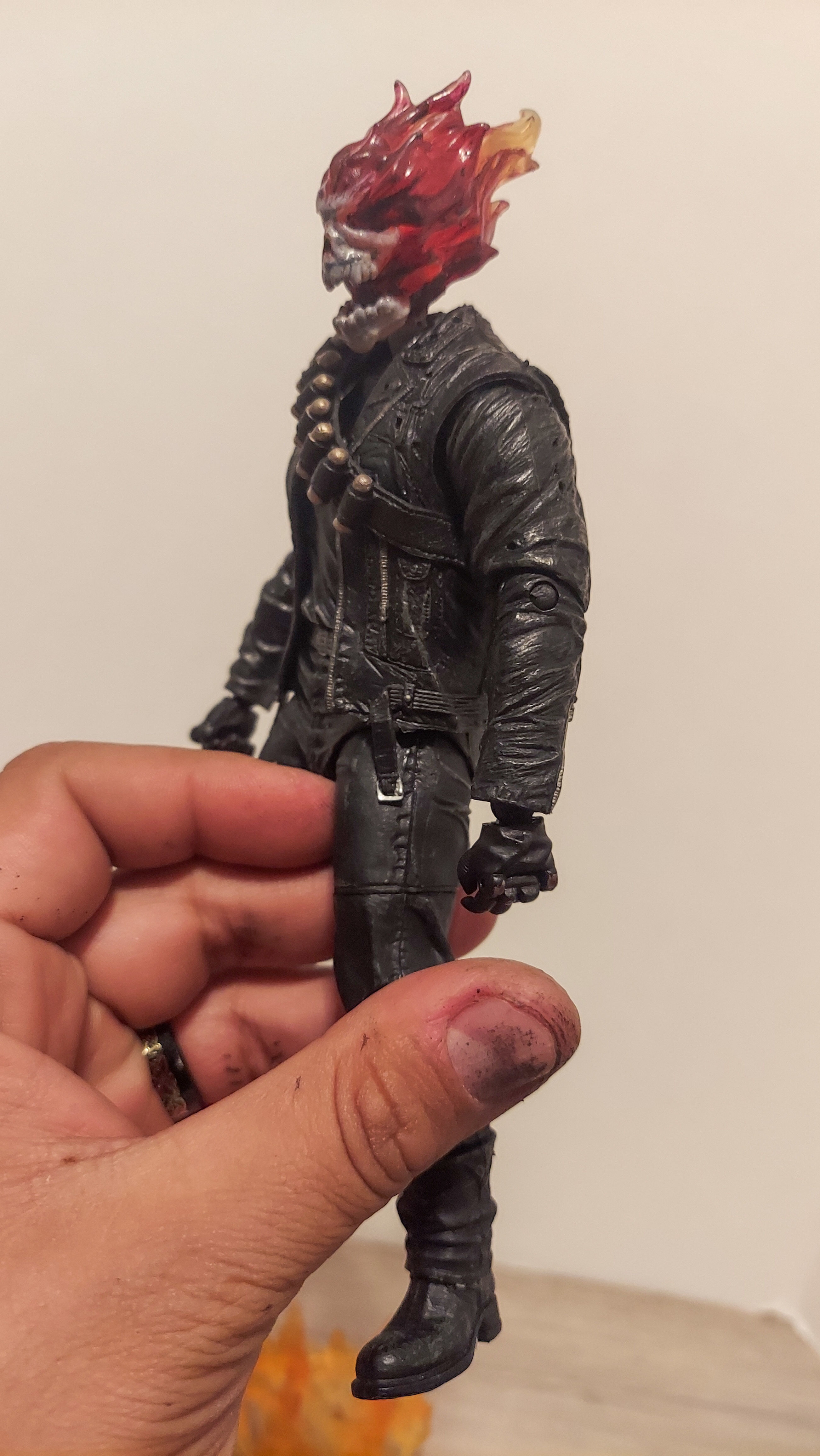 Custom Ghost Rider Head 3D model 3D printable | CGTrader