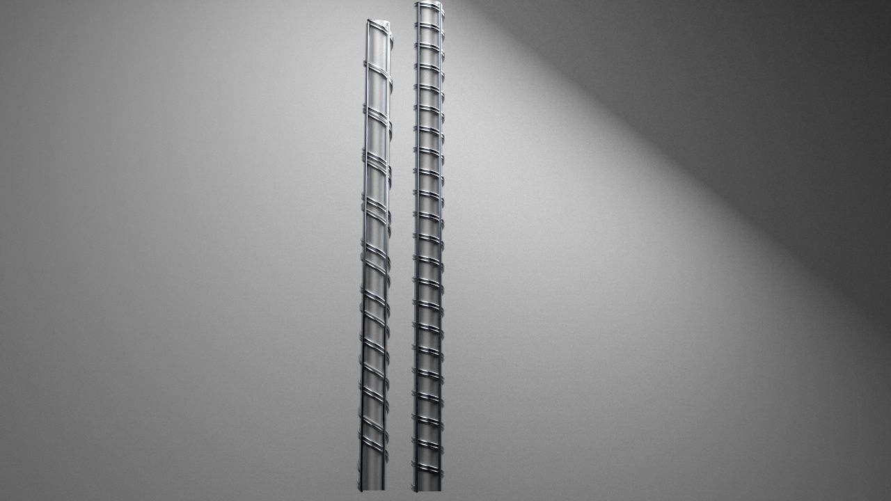 Steel-Iron Pole free 3D model | CGTrader