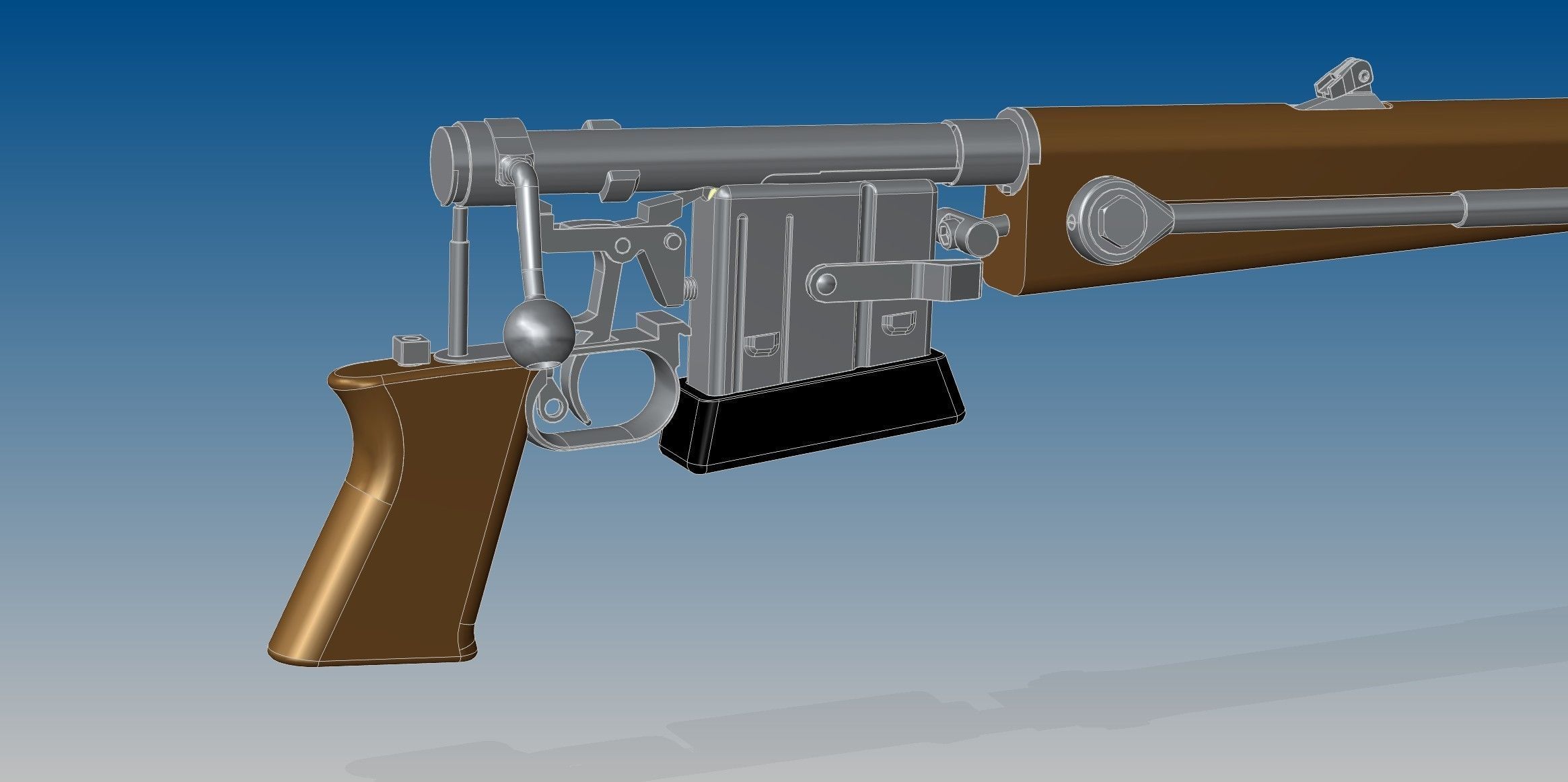 FRF1 rifle 3D model | CGTrader