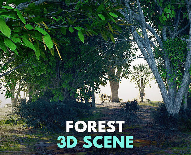 Forest 3D model | CGTrader