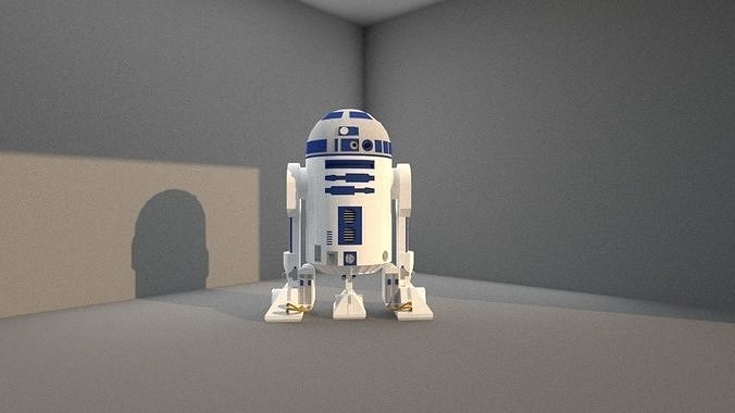 R2D2 from Star Wars 3D model | CGTrader