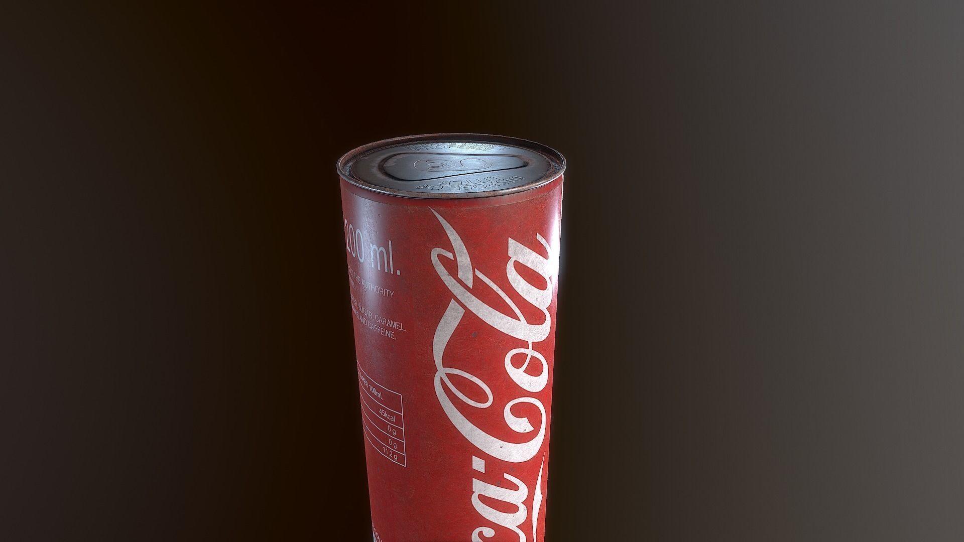 3D model Coca-Cola Generic Soda Can VR / AR / low-poly | CGTrader