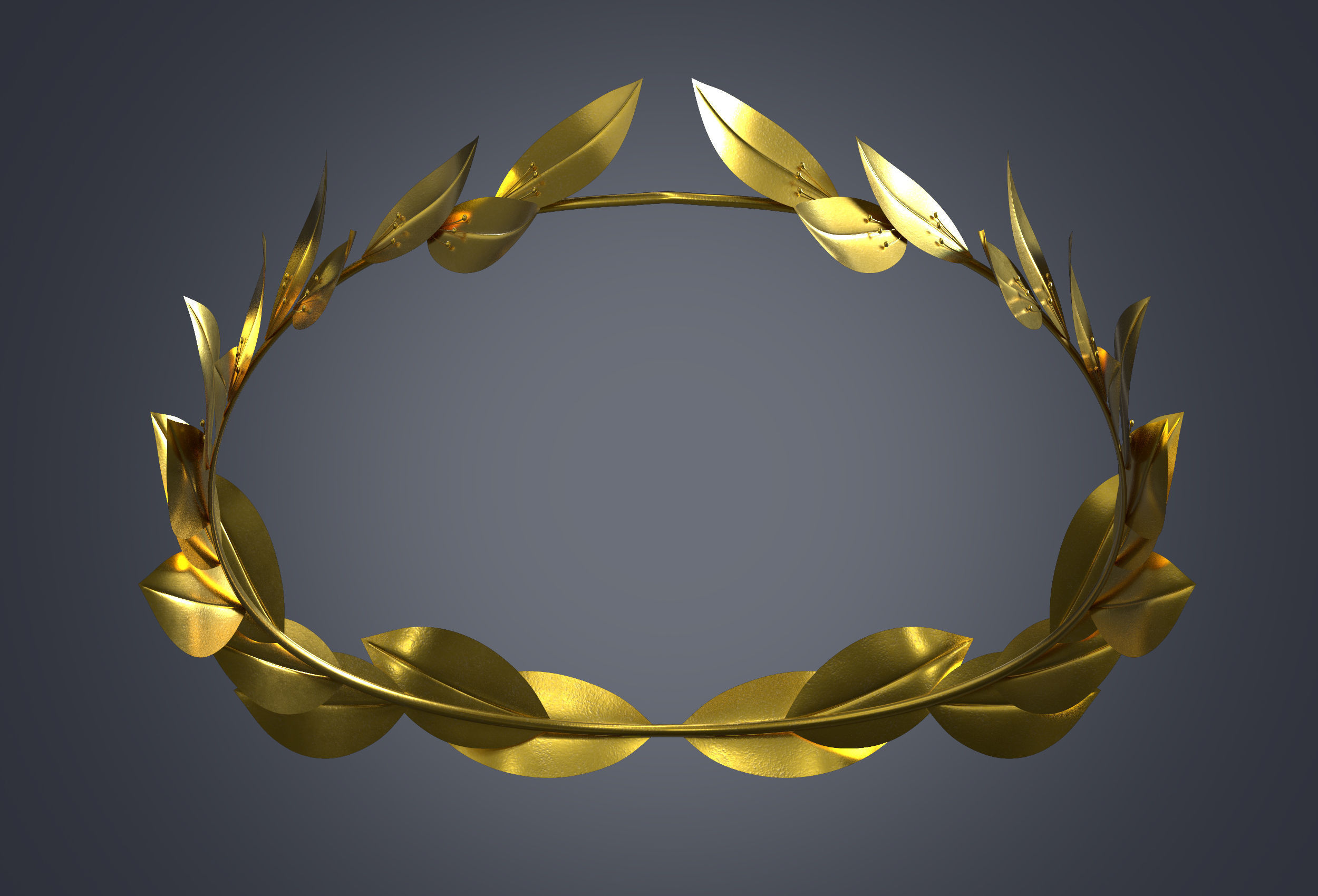 3D model Laurel Wreath VR / AR / low-poly | CGTrader