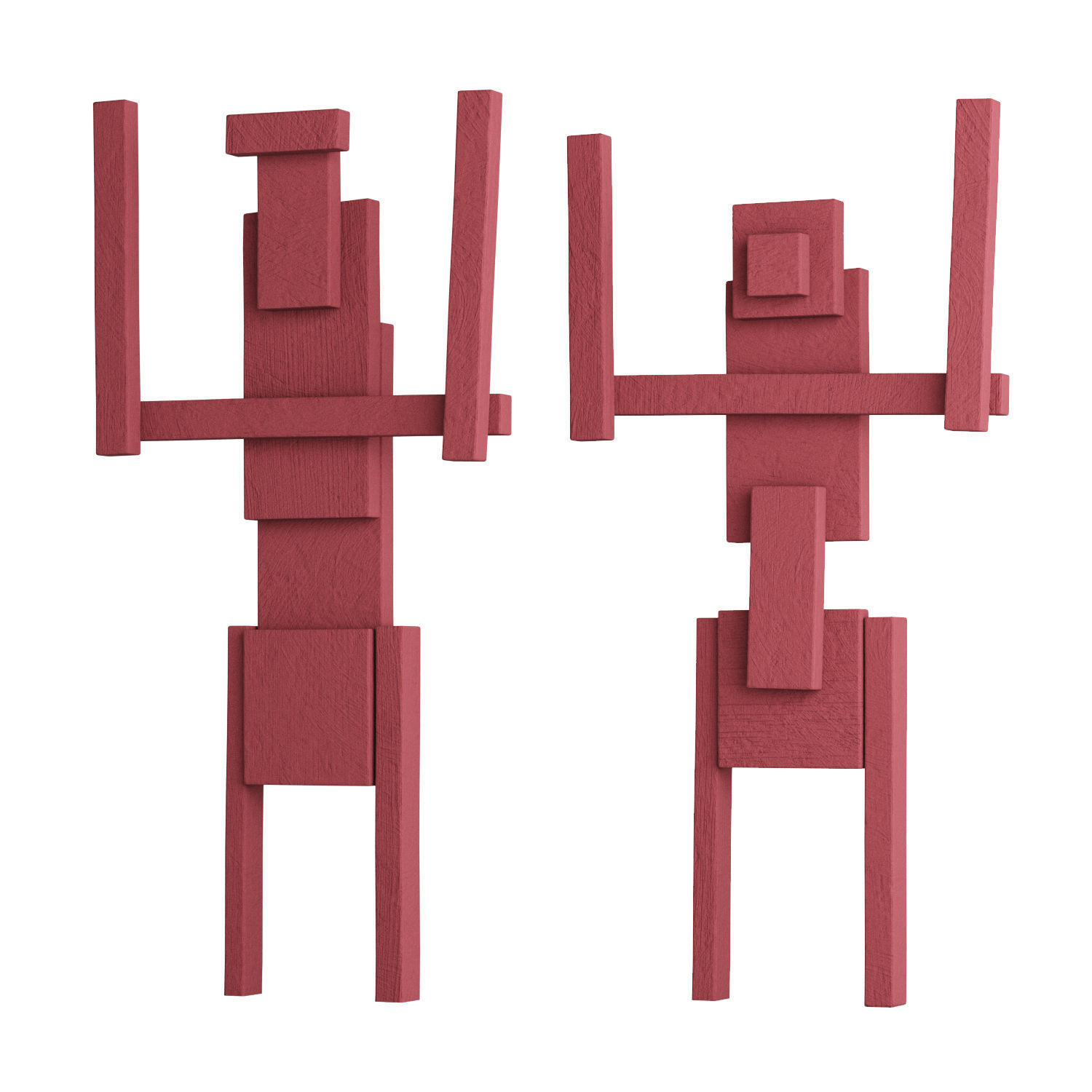 anthropomorphic sculptures 3D model | CGTrader