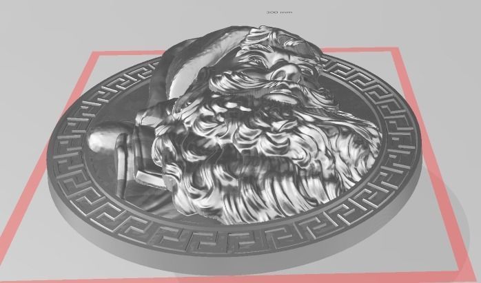 SANTA Claus COIN 3D model 3D printable | CGTrader